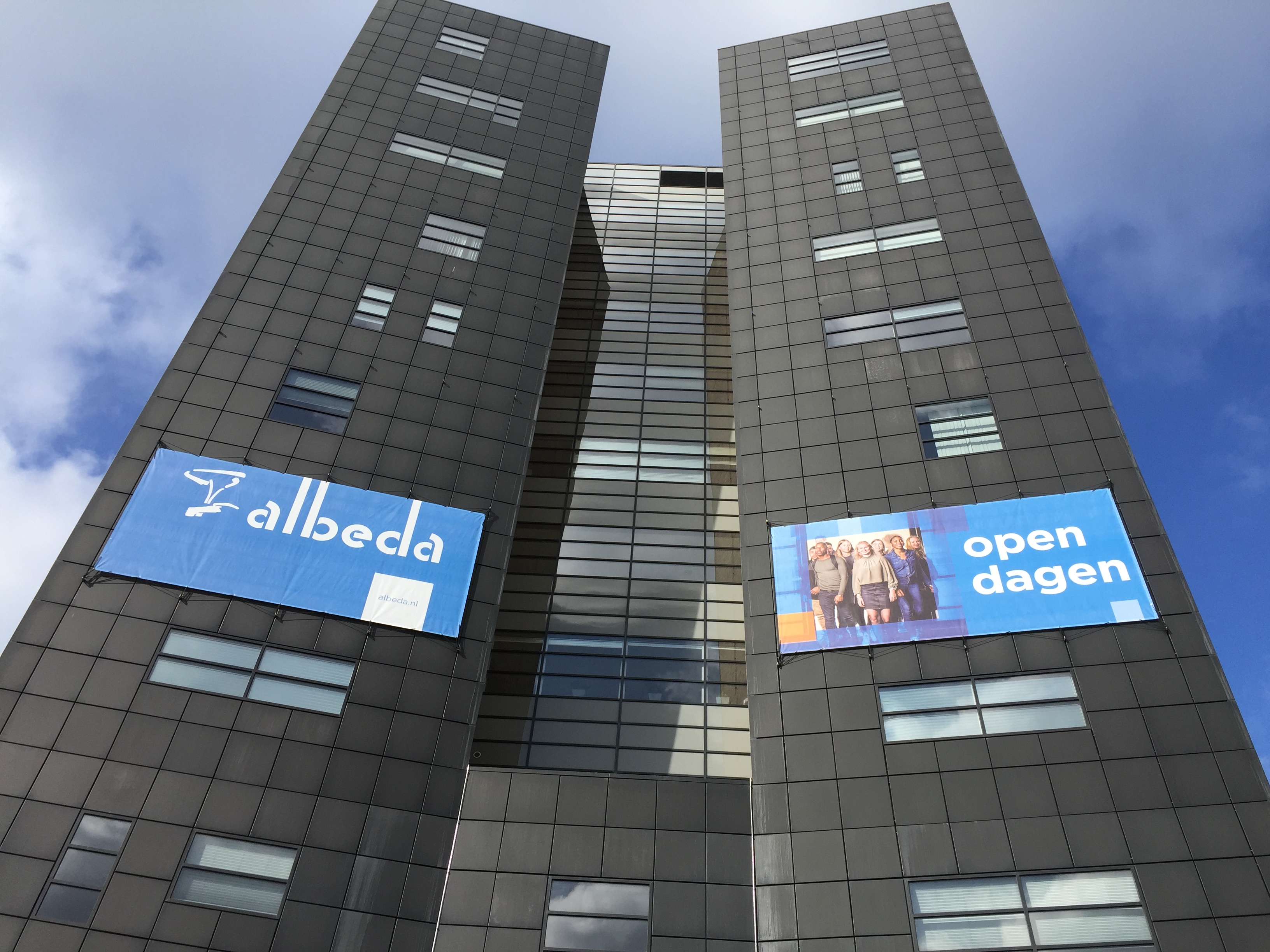 ROC Albeda College - 300 m2 nieuwe geveldoeken - Office Styling